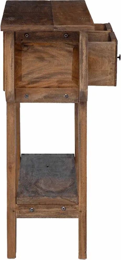 Konferenční stolek směs recyklovaného dřeva 80 x 35 x 80 cm 244509