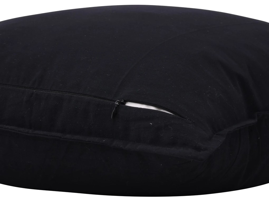 Povlak na polštář Ronja, černý, 60x60