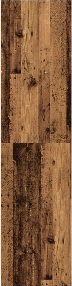 Šatní skříň old wood 50 x 50 x 200 cm kompozitní dřevo 3307718