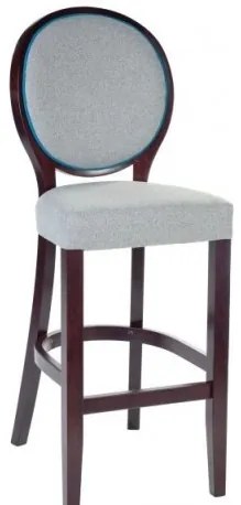 Paged meble contract Dřevěná barová židle H-6100 GALERIE - Moření Paged Contract mořený buk GALERIE - Čalounění Paged  KŮŽE
