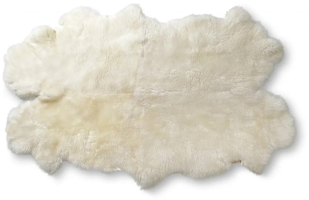 Wooline Předložka ze čtyř ovčích kůží 190 x 115 cm