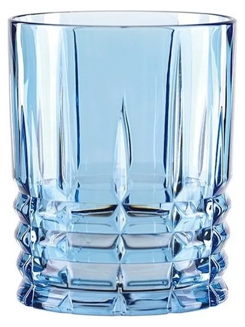 Modrá sklenice na whisky z křišťálového skla Nachtmann Highland Aqua, 345 ml