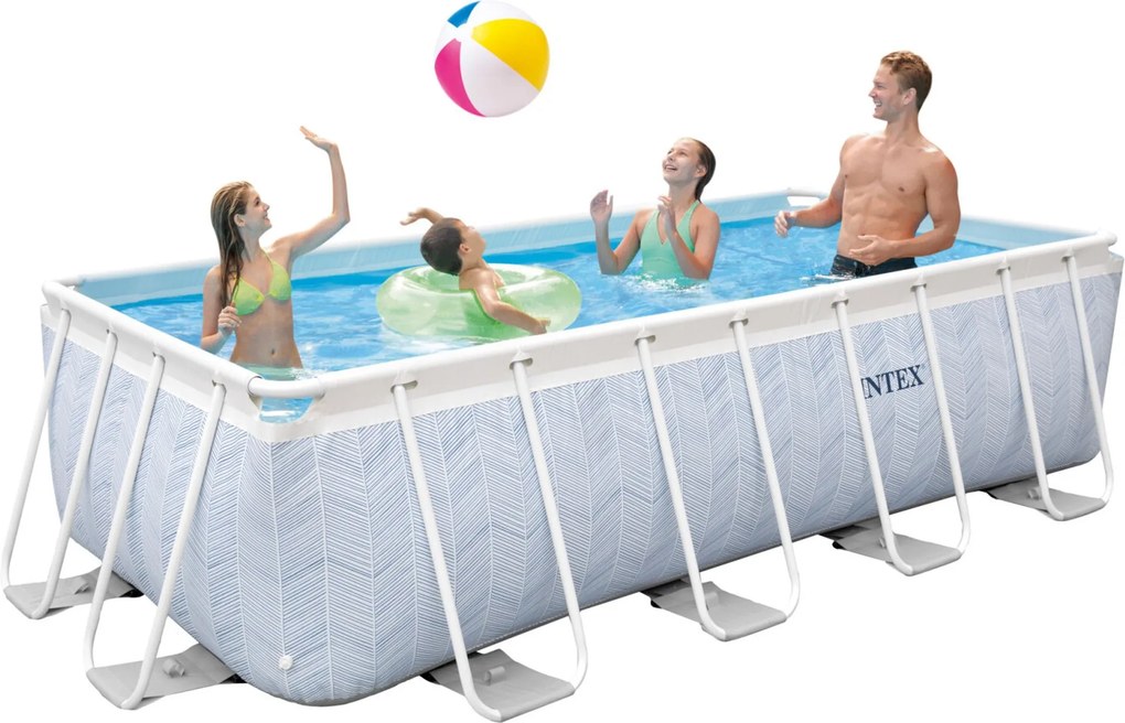 INTEX Chevron Prism Rectangular Pool Set 400x200x100 cm 26780NP