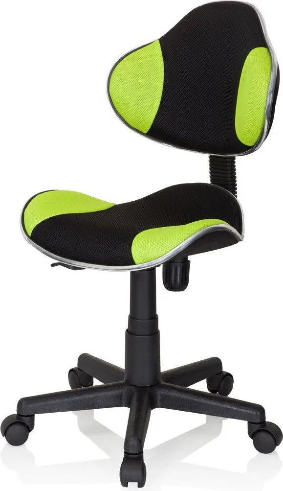 HJH Office Dětský psací stůl / Dětská židle Kiddy Gti-2 (černá/zelená)