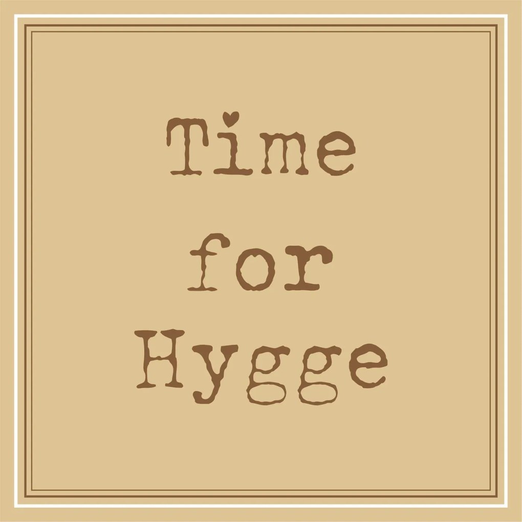 IB Laursen Servírovací ubrousky TIME FOR HYGGE 33x33 cm, 20 ks