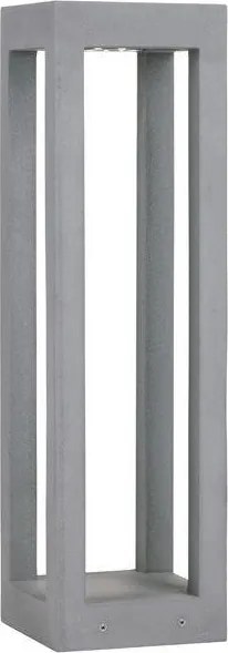NV 9540216 Venkovní sloupkové svítidlo BEV šedý beton skleněný difuzor LED 5W 3000K 120-230V IP65 - NOVA LUCE