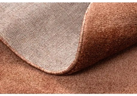 Dywany Luszczow Kusový koberec kulatý SOFTY Jednobarevný, terakota Rozměr koberce: 200 cm KRUH