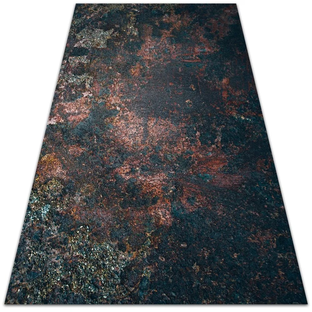 Módní vinylový koberec rezavý list