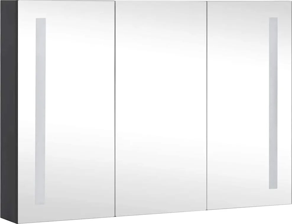 LED koupelnová skříňka se zrcadlem 89 x 14 x 62 cm 325544