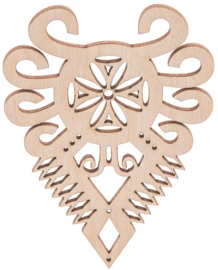 FK Dřevěná ozdoba (ornament) -10x7 cm