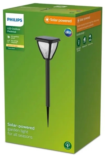Philips - LED Solární lampa VAPORA LED/1,5W/3,7V 1500 mAh IP44