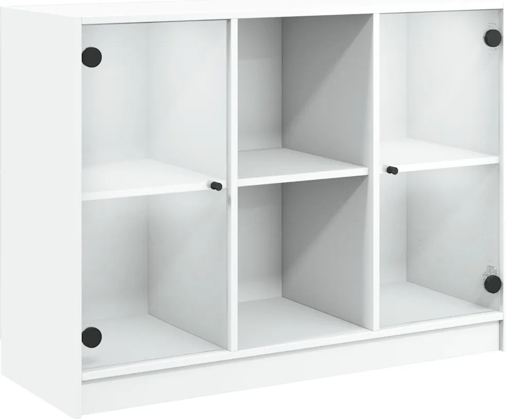 Příborník bílý 102 x 37 x 75,5 cm kompozitní dřevo 3295871