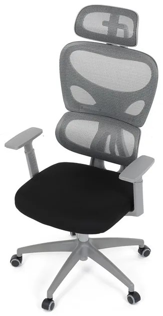 Autronic Kancelářská židle KA-K2081 Barva opěráku: Šedá