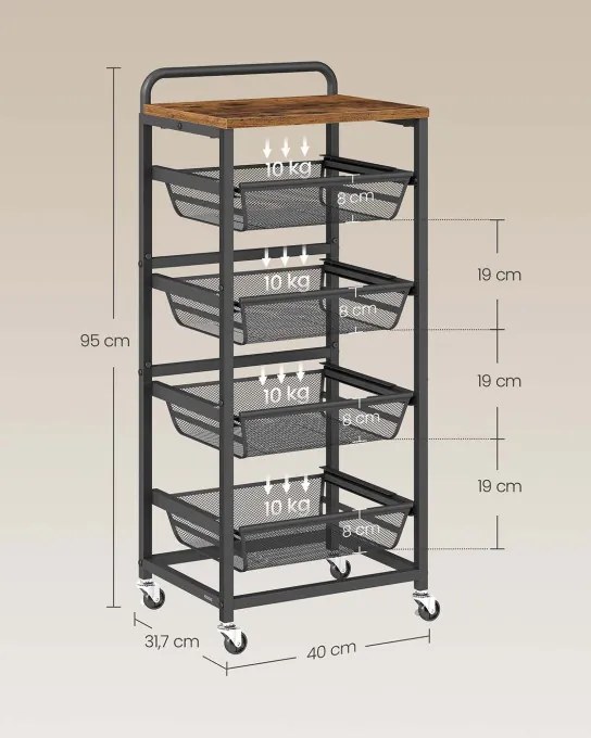 Servírovací stolek LRC041K01