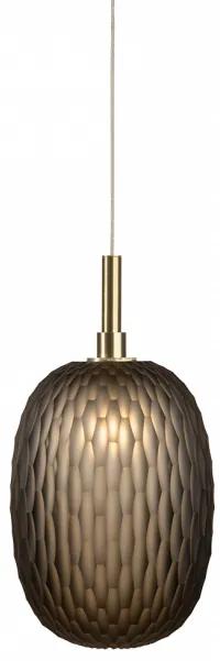 Bomma Luxusní závěsné svítidlo Metamorphosis Large s baldachýnem Barva: Černá, Povrch Montury: Kartáčovaná zlatá