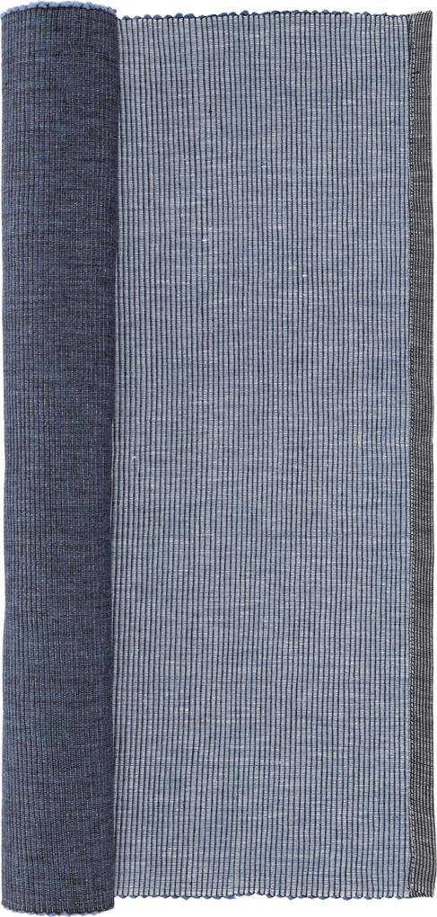Běhoun na stůl Melange 48 x 150 cm nebově modrý