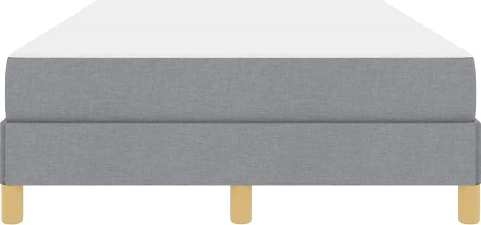 Postel s boxspringem s matrací Světle šedá 120 x 190 cm textil 3398549
