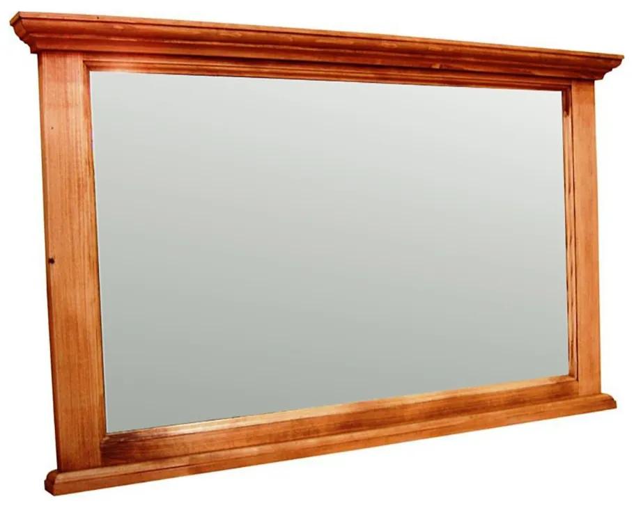 Zrcadlo - střední masiv 00931 surové dřevo bez nátěru (0000) - unis-n