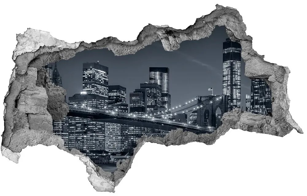 Wallmuralia Fototapeta díra na zeď Manhattan New York 95x73 cm