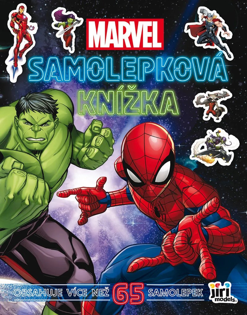 JIRI MODELS Samolepková knížka Marvel 65+ samolepek 3