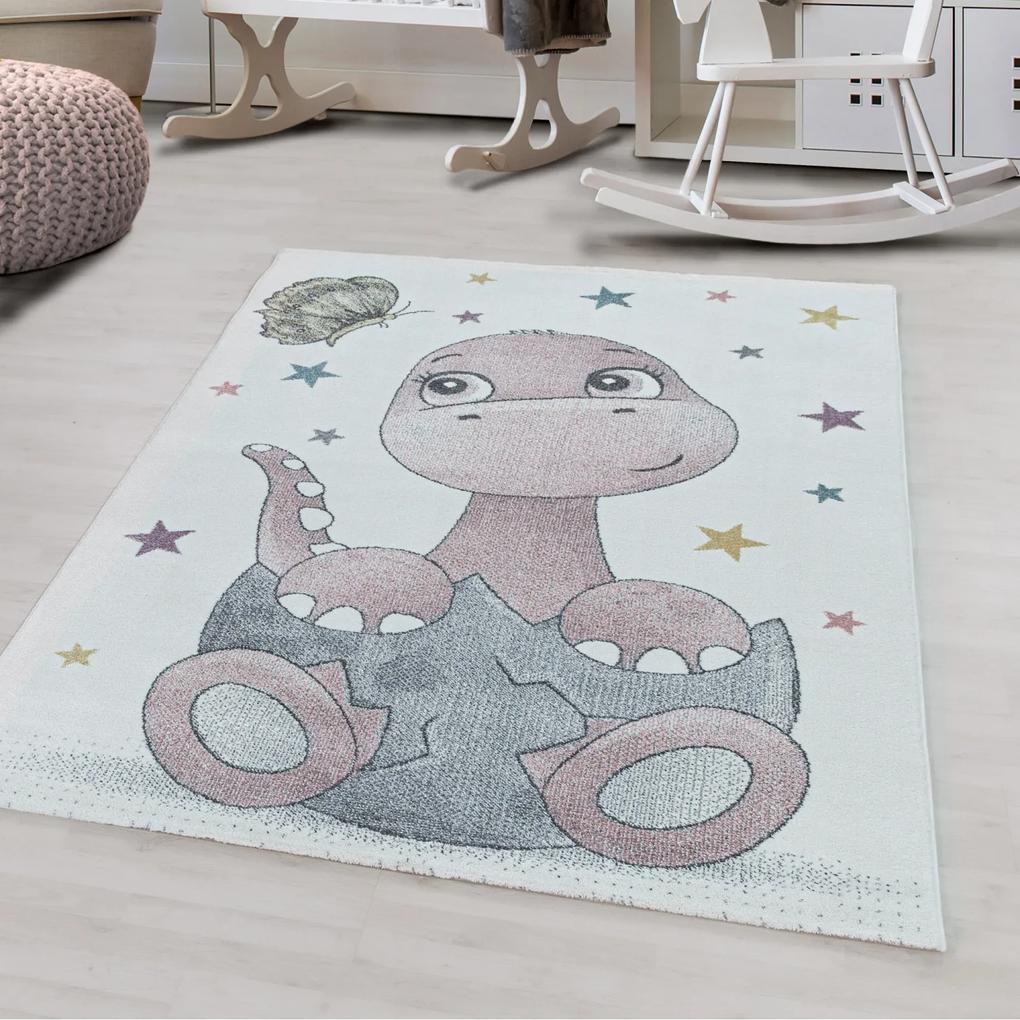 Ayyildiz koberce Dětský kusový koberec Funny 2106 pink Rozměry koberců: 140x200