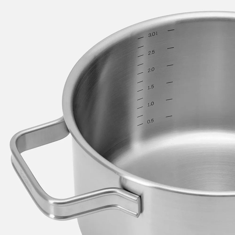 Nerezový hrnec s pokličkou 3 l Lucca 4.0 Standard – FABINI