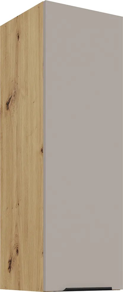 ARIA li | horní skříňka 30 G-90 1F policová | 30 cm | VYSOKÁ | ANTI FINGERPRINT povrch | artisan/béžová
