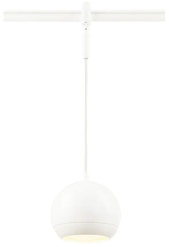 BIG WHITE LIGHT EYE, závěsné svítidlo pro vysokonapěťovou proudovou sběrnici EASYTEC II, QPAR111, bílé, max. 75 W 184591