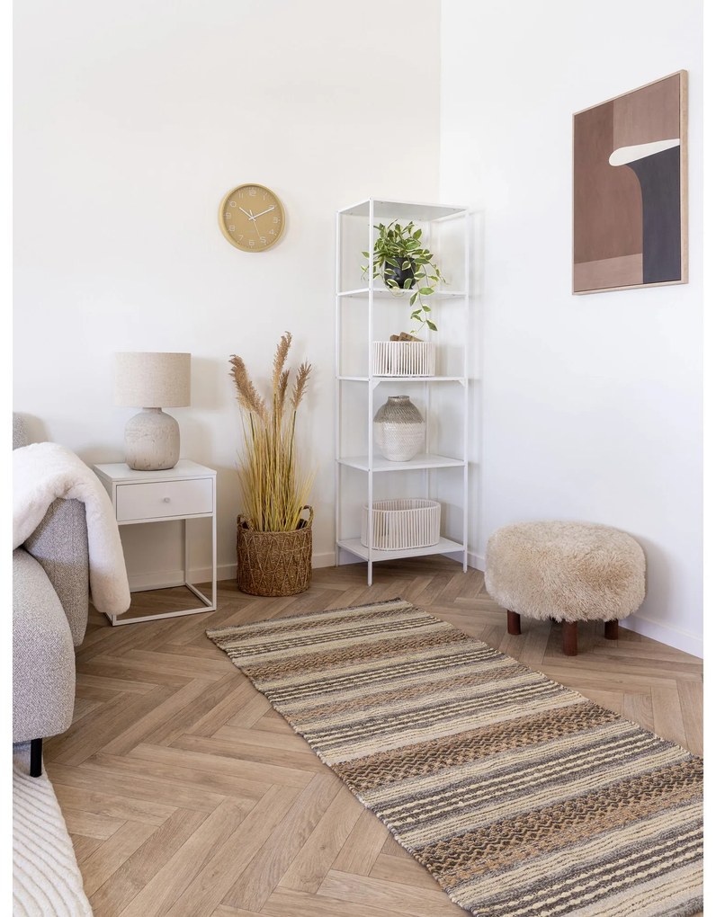 House Nordic Pouf INVERNESS světle hnědý
