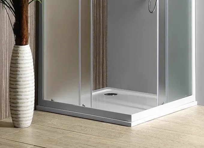 Aqualine Aqualine, TECMI vanička z litého mramoru, čtvrtkruh 90x90x3 cm, R55, PQ559