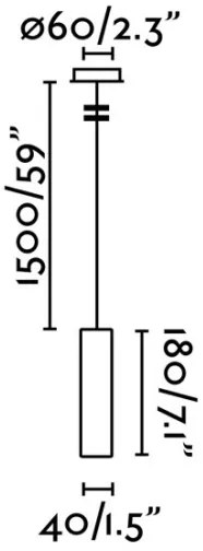 FARO 29894 - LED Lustr na lanku ORA LED/4W/230V bílá
