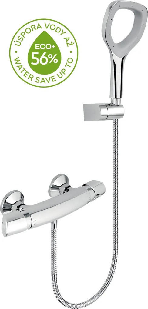 Novaservis Metalia ECO+ Sprchová termostatická baterie, chrom, 57961,0E