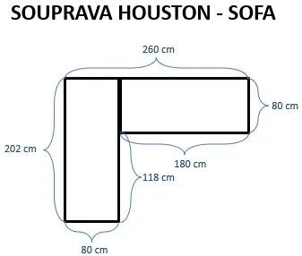 Rojaplast HOUSTON ratanová souprava