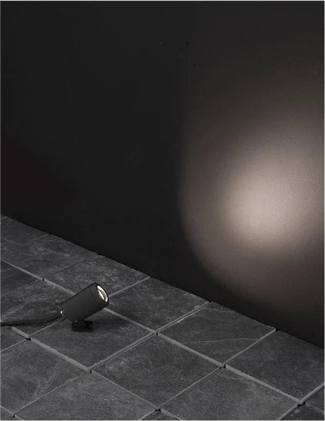 NV 9010004 Venkovní reflektor MINI černý hliník a sklo LED 3W 3000K 220-240V 24st. IP65 - NOVA LUCE