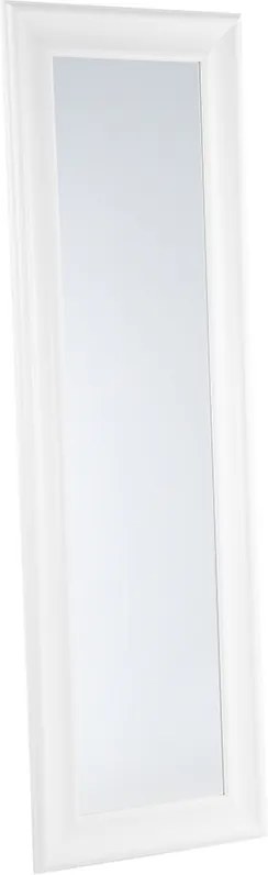 Bílé nástěnné zrcadlo v dekorativním rámu 51x141 cm - LUNEL