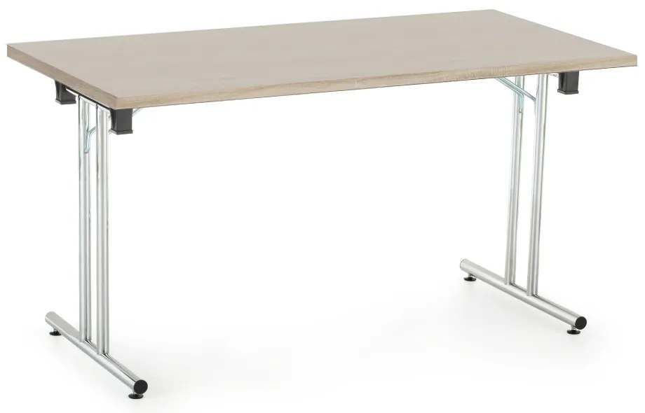 Skládací stůl Impress 140 x 80 cm, dub sonoma
