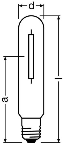 Výbojka OSRAM NAV-T 400W SUPER 4Y teplá bílá 2000K