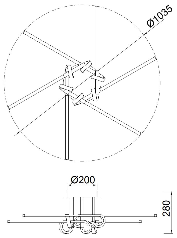 Mantra CINTO 6129 stropní LED osvětlení