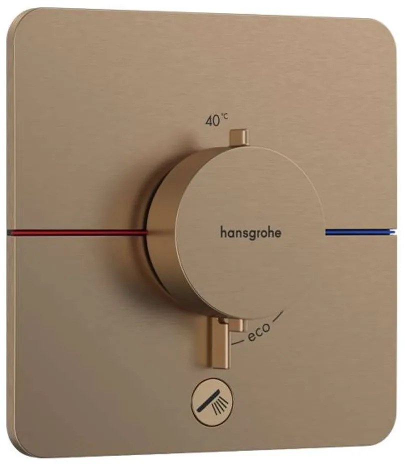 Hansgrohe ShowerSelect Comfort - Termostatická baterie pod omítku, kartáčovaný bronz 15589140