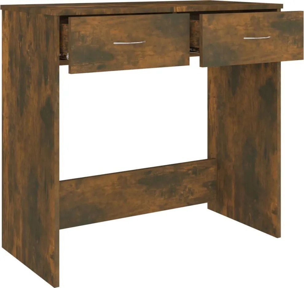 vidaXL Psací stůl 80 x 40 x 75 cm dřevotříska [801356] Barva: šedá sonoma