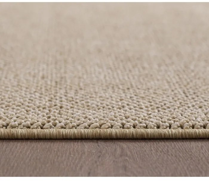 Vopi | Kusový koberec Loom 4300 beige - Kruh 160 cm průměr