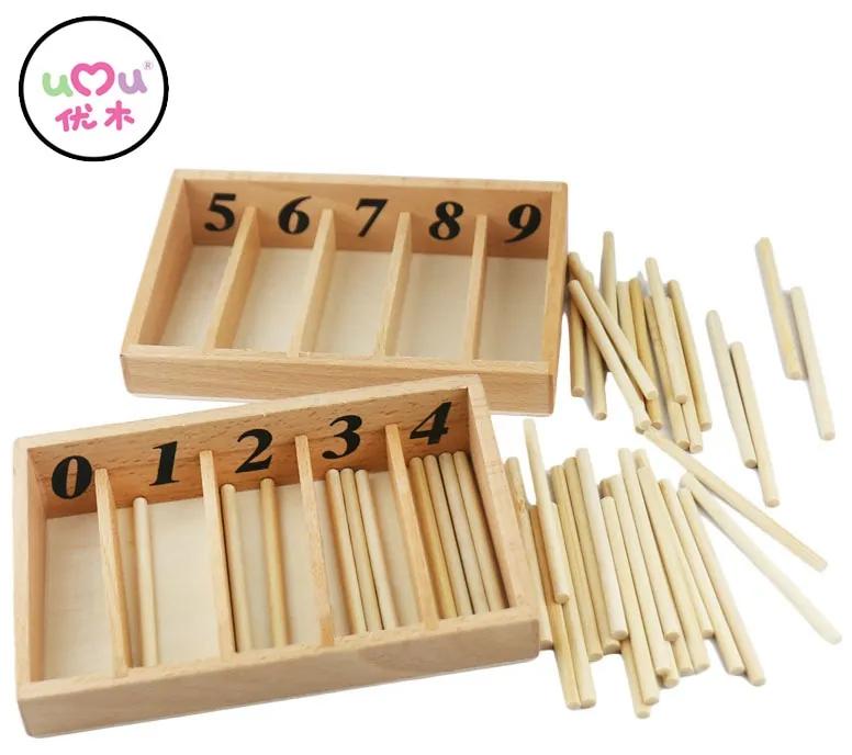 Montessori dřevěná matematická hračka