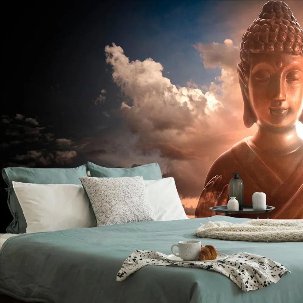 Samolepící tapeta Buddha mezi oblaky - 150x100 cm