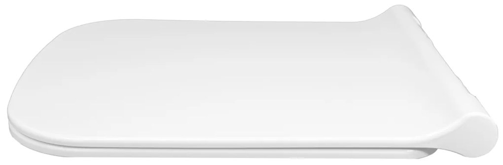 Gamma Erga Viana, toaletní WC sedátko 418(467)x444mm z duroplastu s pomalým zavíráním, bílá, ERG-GAM-D6