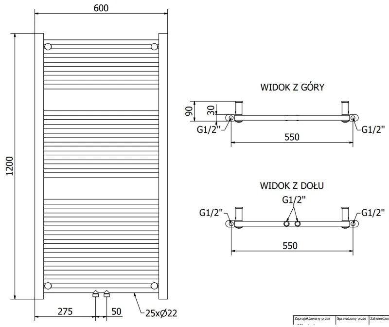 Mexen Mars, topné těleso 1200x600 mm, 617 W, antracitová, W110-1200-600-00-66