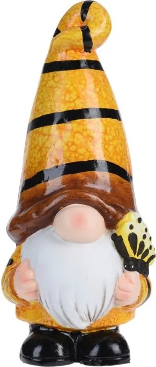 Skřítek se včelím vzorem 24 cm