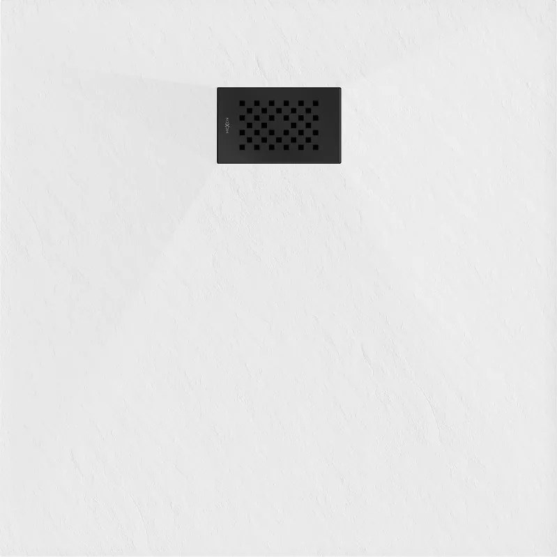 Mexen Hugo čtvercový sprchový kout SMC 80 x 80 cm, bílý, černý kryt - 42108080-B
