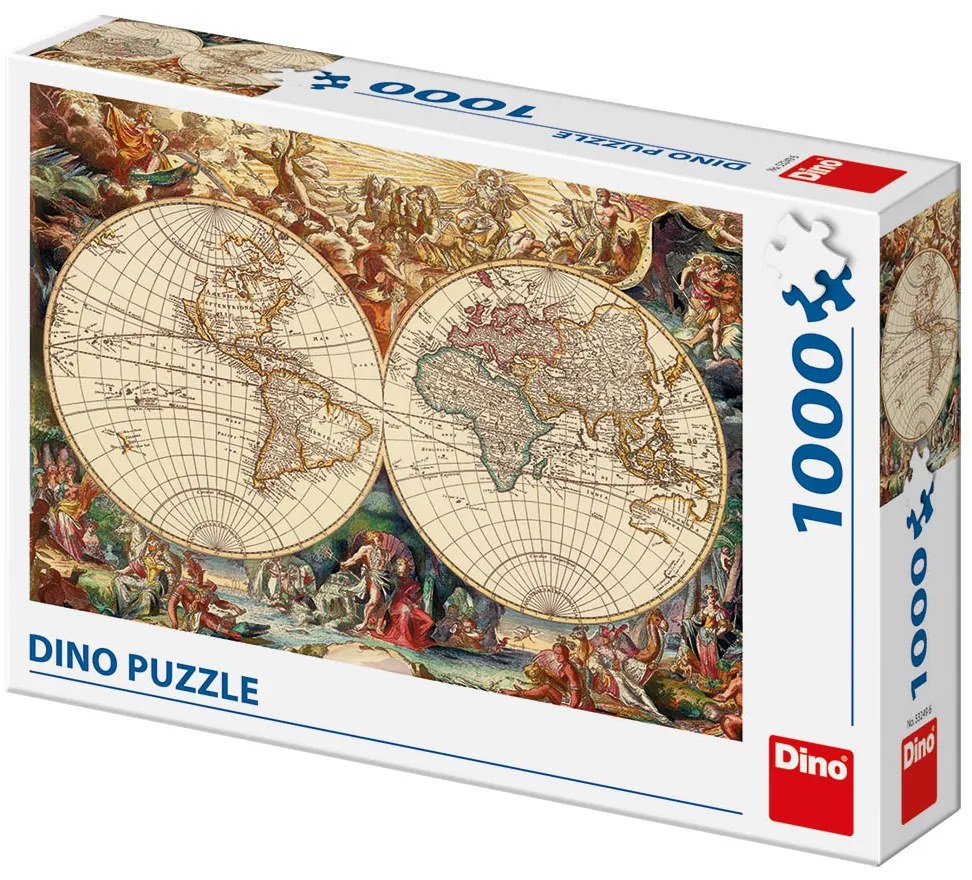 Dino Puzzle Historická mapa 1000 dílků
