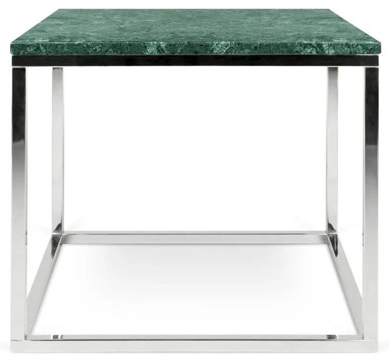 Zelený mramorový konferenční stolek TemaHome Prairie, 50 x 47 cm