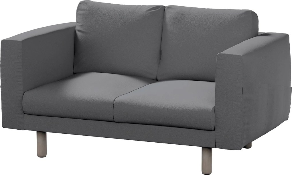 Potah na pohovku IKEA Norsborg 2-místná barva šedá látka pletený vzor